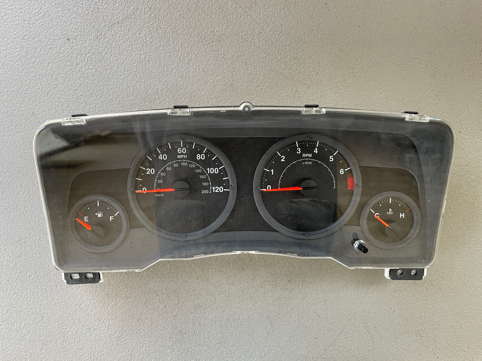 2008 Jeep Compass Instrument Cluster Speedometer 05172338AB | eBay