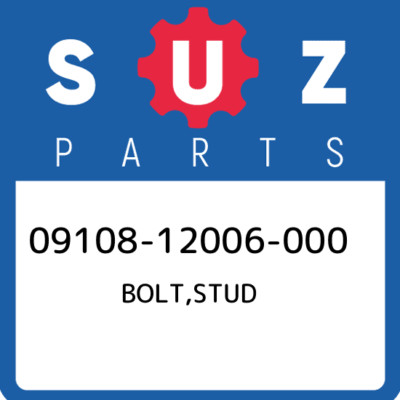 09108-12006-000 Suzuki Bolt,stud 0910812006000, New Genuine OEM Part | eBay