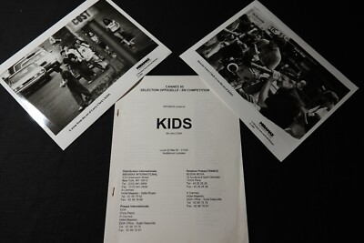 KIDS / Larry Clark Leo Fitzpatrick Chloë Sevigny dossier presse ...