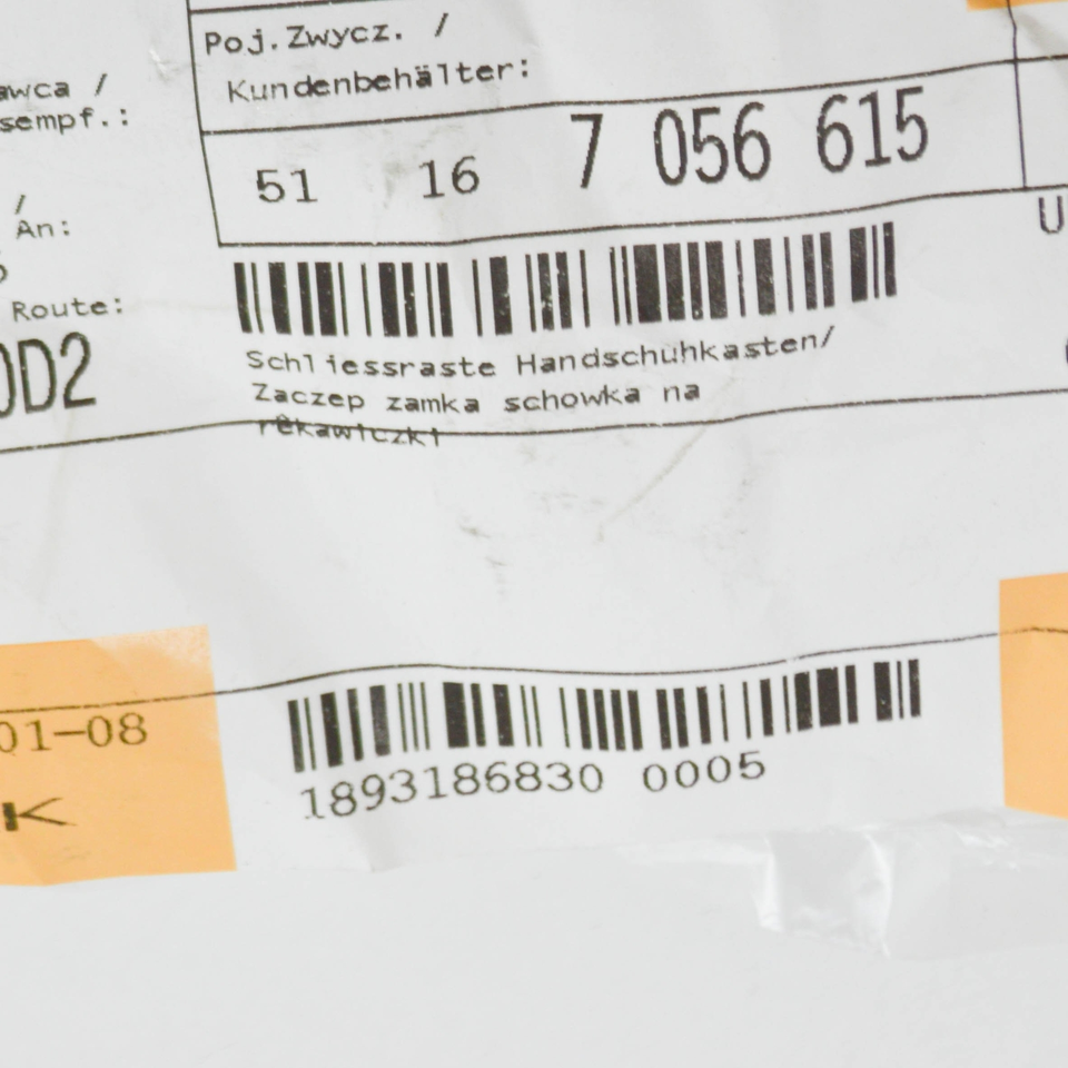 NEW MINI COOPER R50 GLOVE BOX CATCH 7056615 51167056615 ORIGINAL | eBay