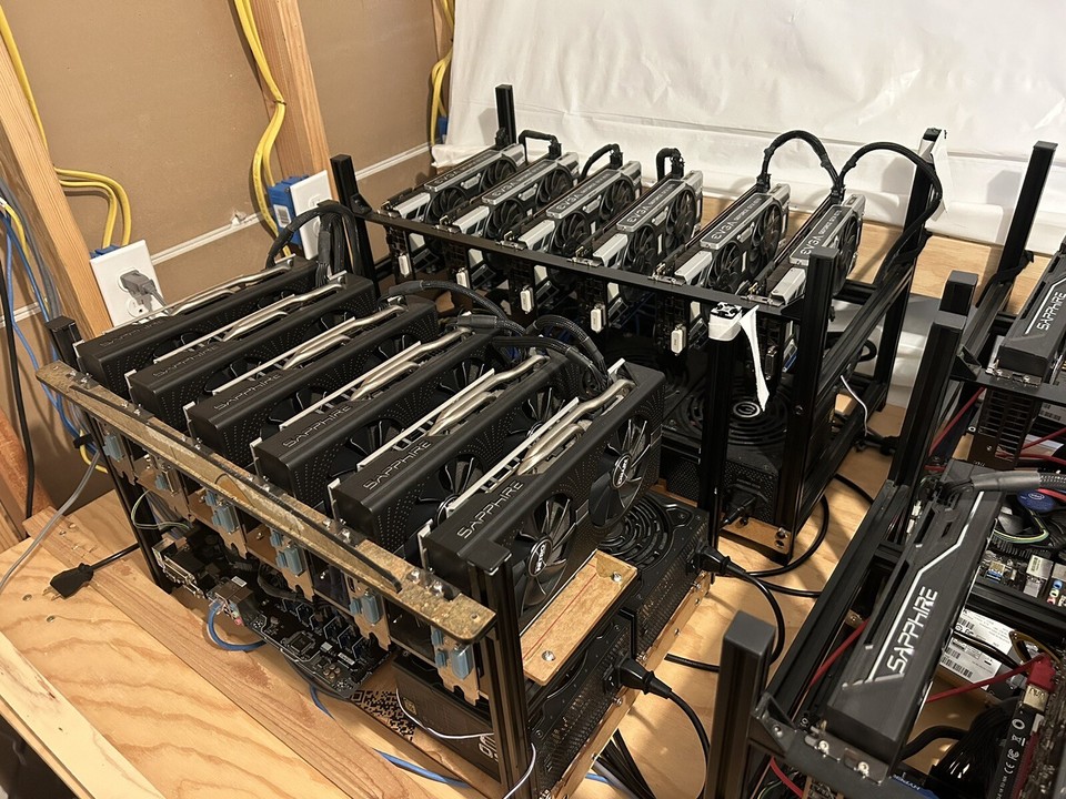 6x Crypto Mining GPU Rigs (Farm Setup) | eBay