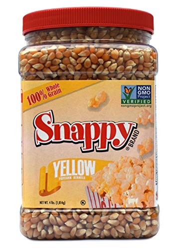 64 Ounce Gourmet Yellow Popcorn Kernels Non GMO Gluten Free High Fiber ...