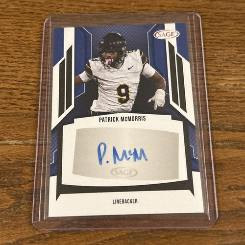 Patrick Mcmorris 2024 SAGE HIT Auto Autograph RC Rookie Cal Berkley | eBay