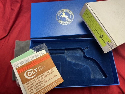 Colt Factory Blue Box Colt Custom Gun Shop SAA Single Action Army 4 ...