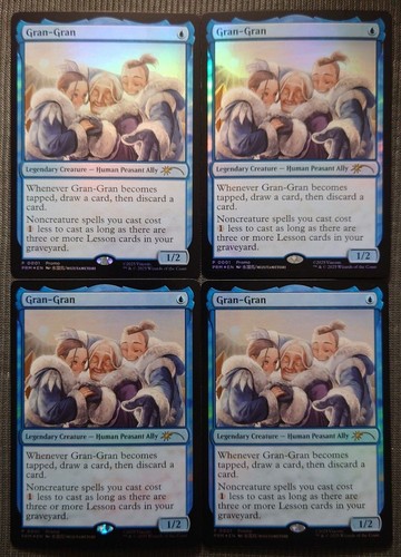 MTG Ultra Rare Promo Full FOIL Set of 4 Grandma Promo tla No.PM429 | eBay