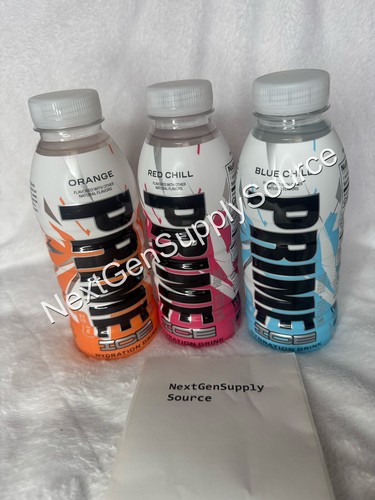 PRIME Hydration ICE BUNDLE | Blue Chill, Red Chill, and Orange | eBay
