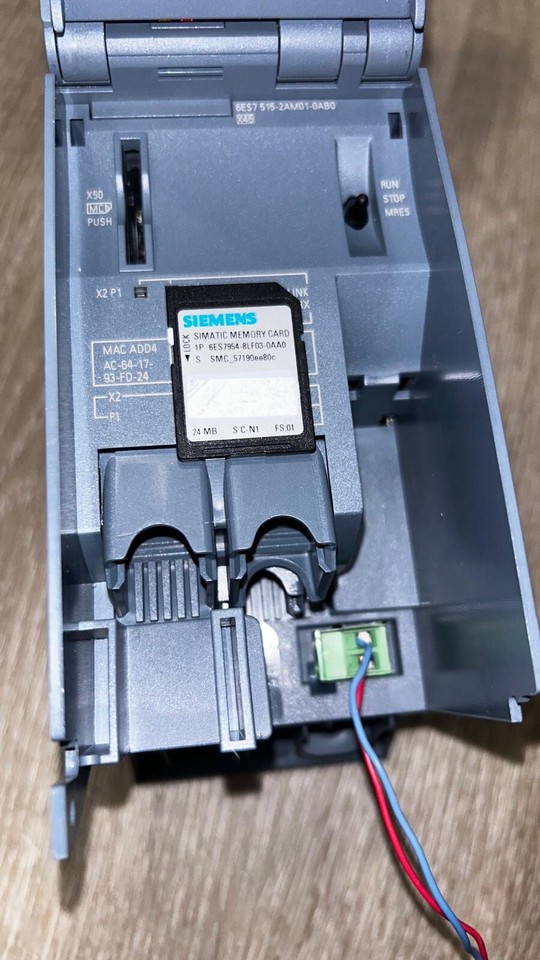 Siemens SIMATIC S7-1500 1515-2 PLC PN 6ES7 515-2AM01-0AB0, 24MB memory ...