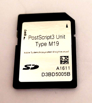 Parts & Accessories - Ricoh Postscript3 Unit Type