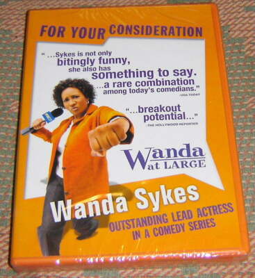 WANDA SYKES AT LARGE - Rare Emmy DVD from 2003, 2 episodes (includes pilot) RARE | eBay