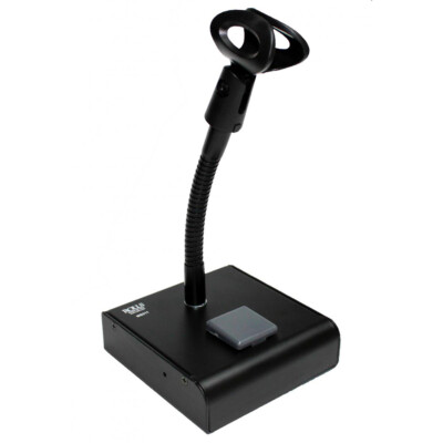 Rolls Desktop Mic Stand for PTT or PTM with Mic Clip and Gooseneck | eBay