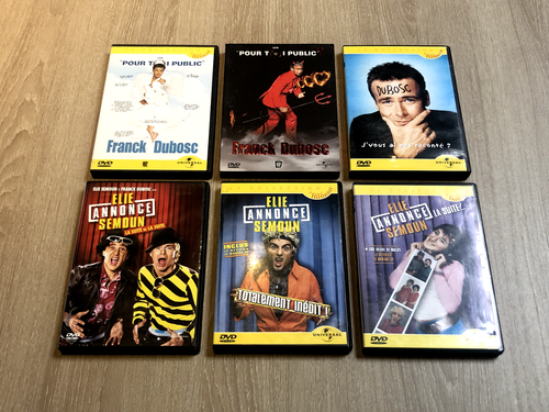 Lot 6 DVD humour/spectacle - Dubosc, Semoun : les petites annonces | eBay