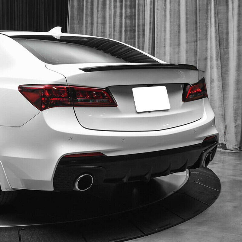 For 2015-2020 Acura TLX Carbon fiber style Rear Tail Trunk Spoiler Wing ...