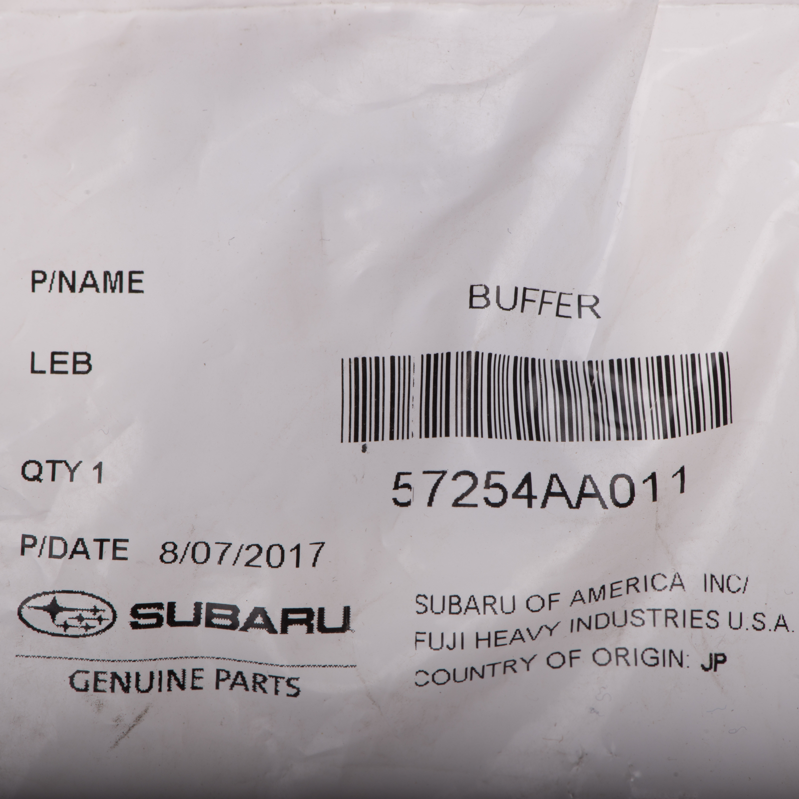 OEM 1990-2018 Subaru Hood Stop Bumper Rubber Cushion Impreza Legacy ...