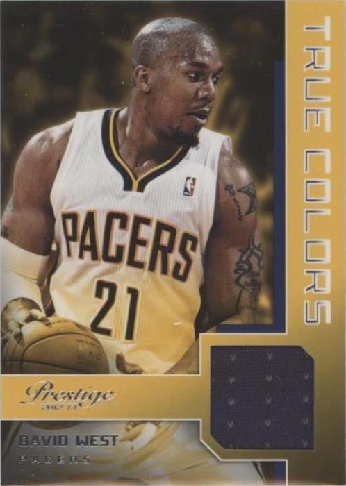 2012-13 Prestige - True Colors Materials David West #37 (MEM) for sale ...