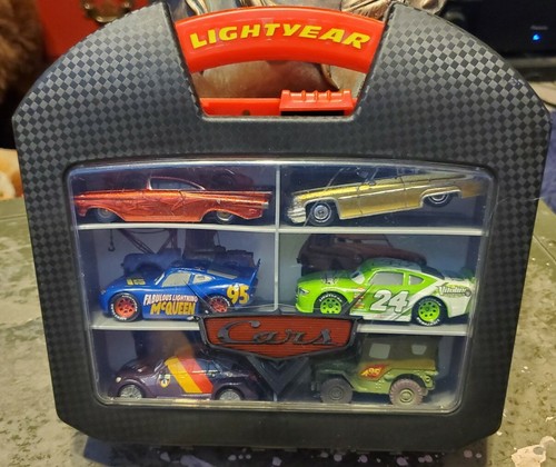 Disney Pixar Cars Carrying Case Holds 6 Cars + 6 Cars | eBay