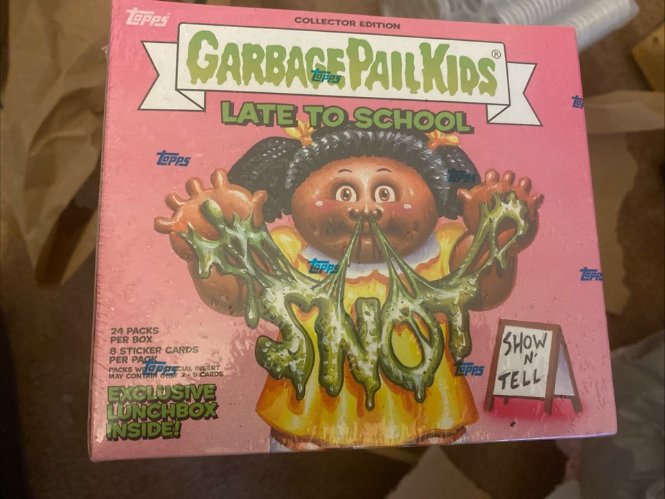 Garbage Pail Kids Late To School Sealed Collectors Box Lunch Box ...