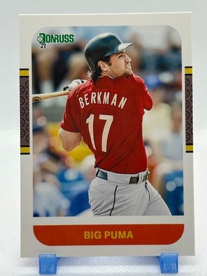 Lance Berkman 2021 Panini Donruss - Big Puma Variation #223 - Houston ...
