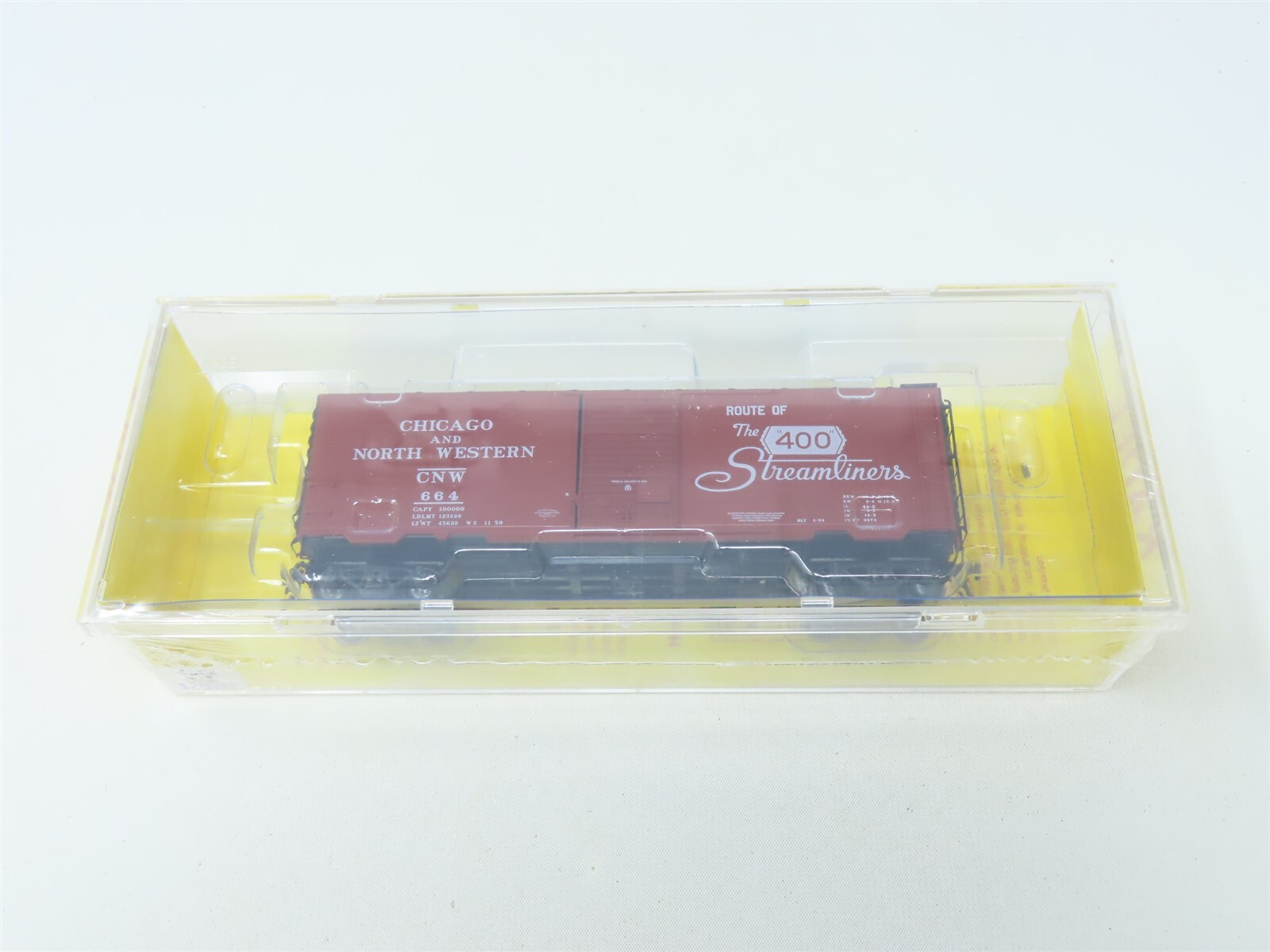 HO Scale Kadee #4505 CNW Route Of The 400 Streamliners 40' Box Car #664 ...
