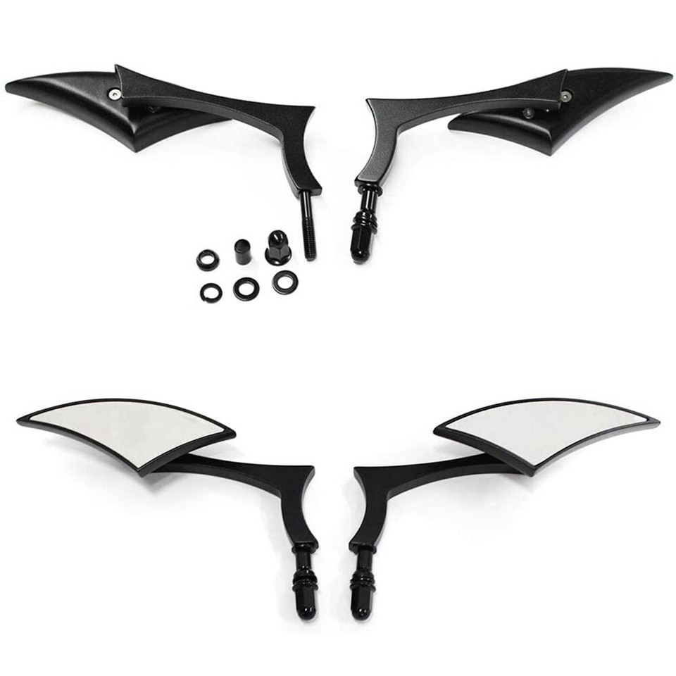 2X Motorcycle Blade Rearview Mirrors For Indian Challenger Chieftain ...