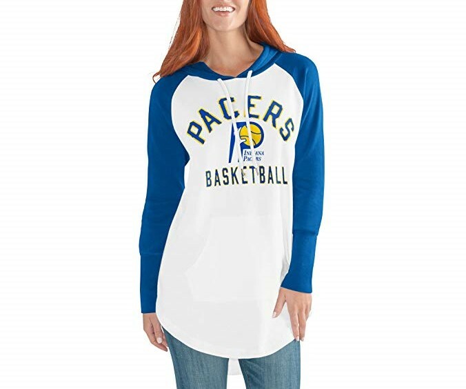NBA GIII For Her Indiana Pacers Women's All Division Pullover Hoodie ...