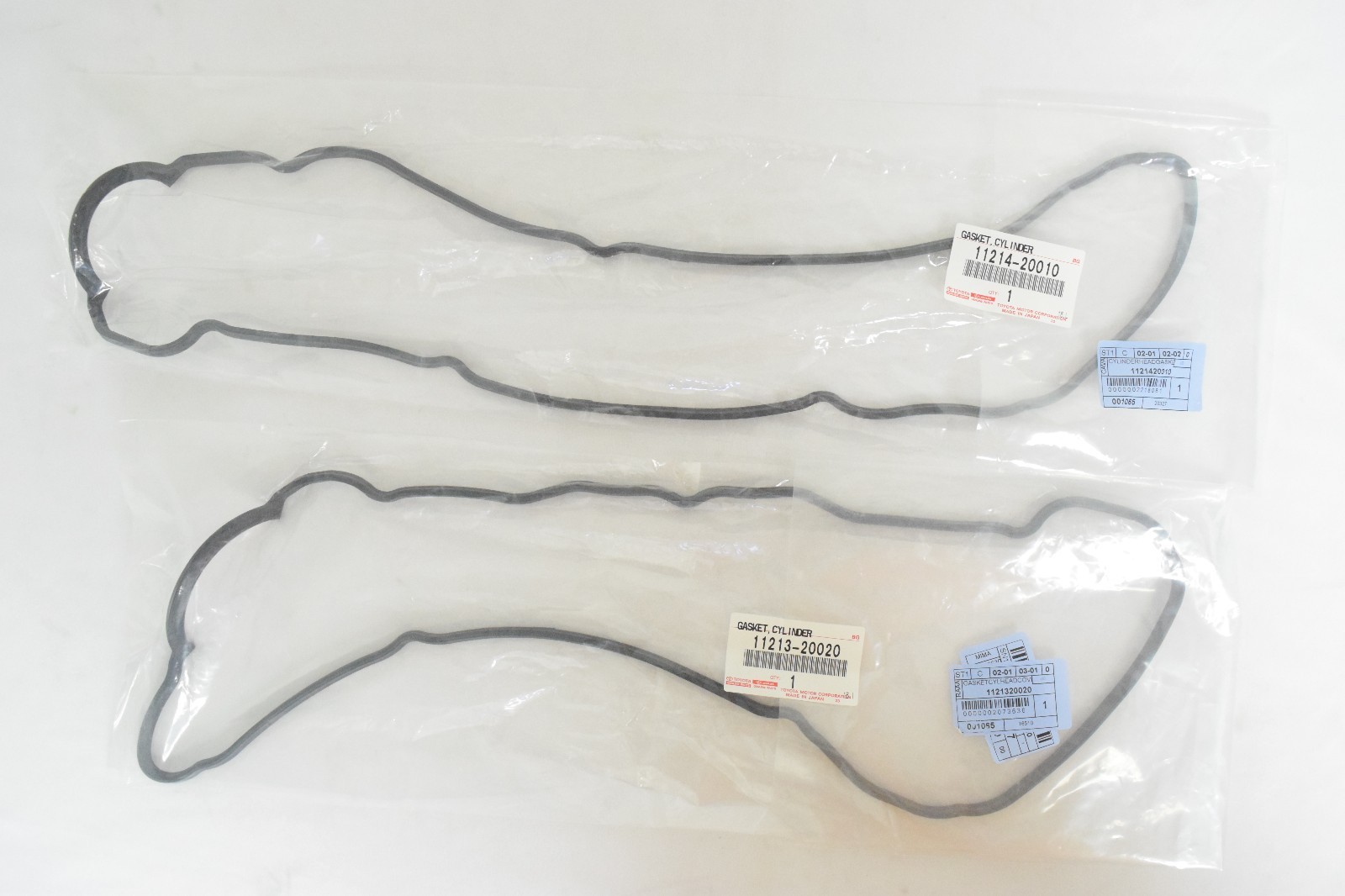 TOYOTA / LEXUS OEM VALVE COVER GASKETS RH & LH 11213-20020 11214-20010 ...