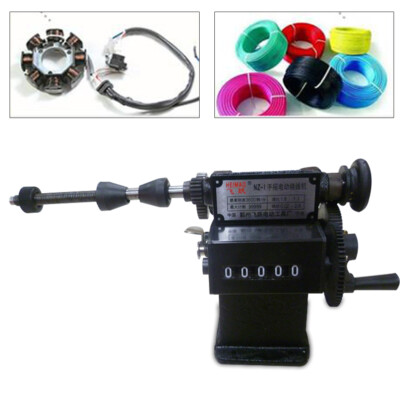 Dual Purpose Manual Coil Winder Machine Wire Tool Counter Hand Coil ...