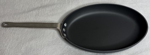 Vintage Calphalon Commercial Aluminum Cookware 8x12" Oval Pan/Skillet ...