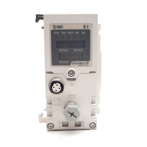 SMC EX600-SEN1 EtherNet/IP Fieldbus Serial Interface Unit, 24VDC, PNP ...