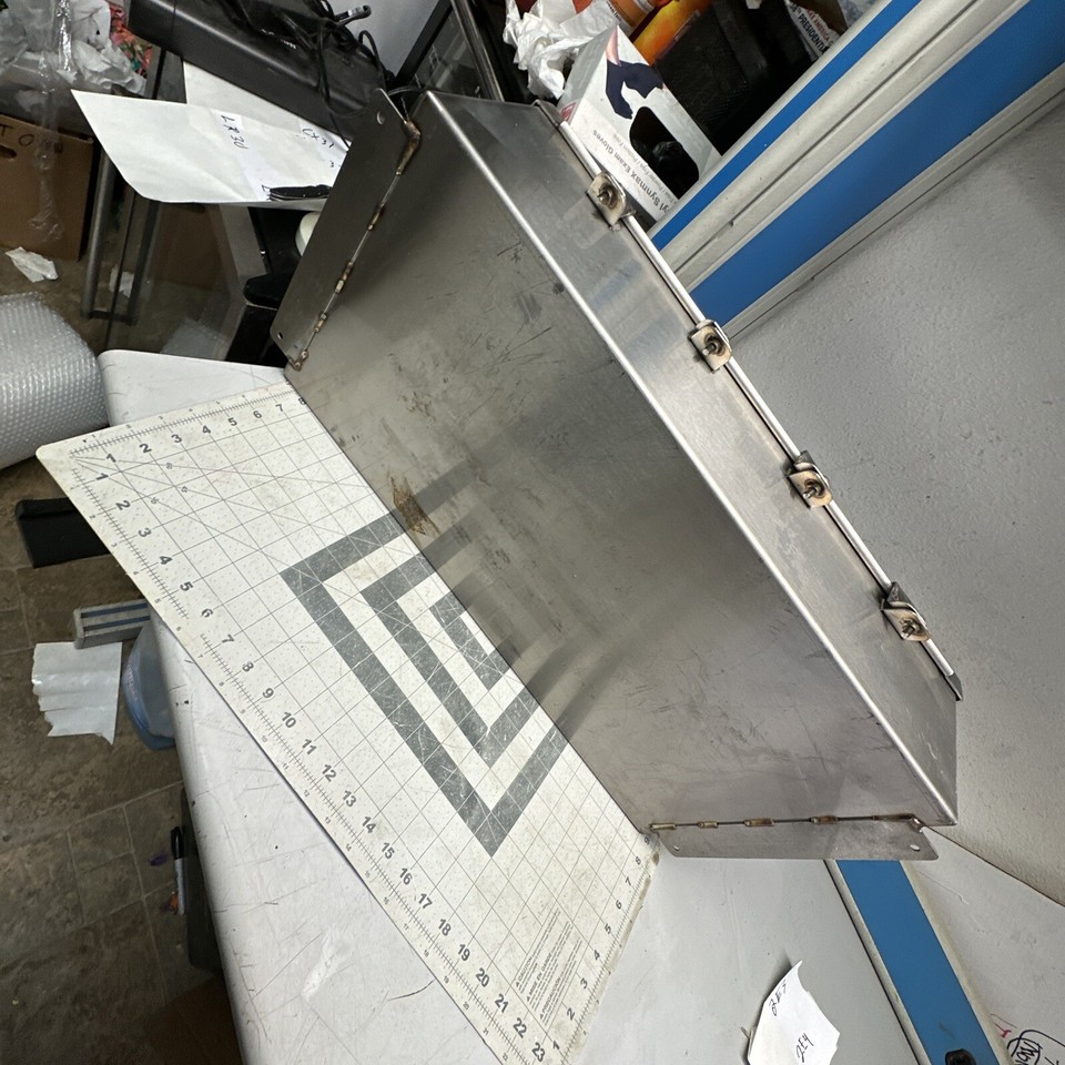Rhino Junction Box 24" x 12" x 6" Stainless Hinge Enclosure Electrical ...