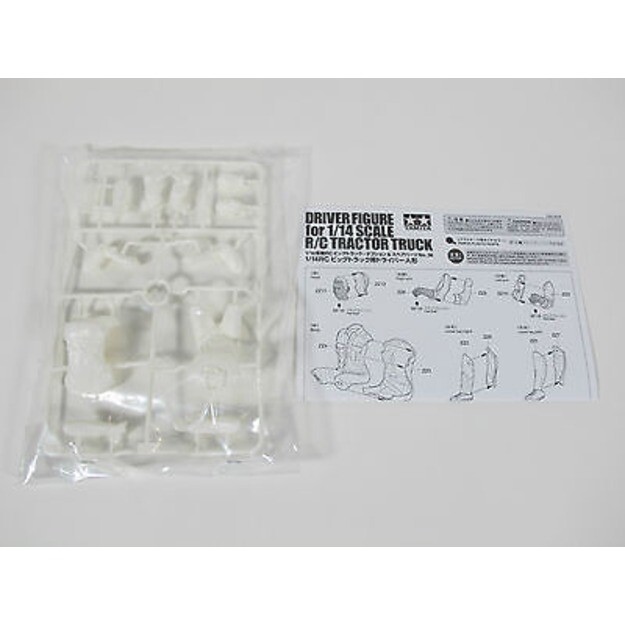 Tamiya 56536 RC Driver Figure 1/14 Tractor Truck | eBay