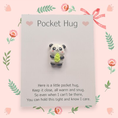 Pocket Hug Cute Panda Keepsake Mental Health Token Sentimental Gift ...