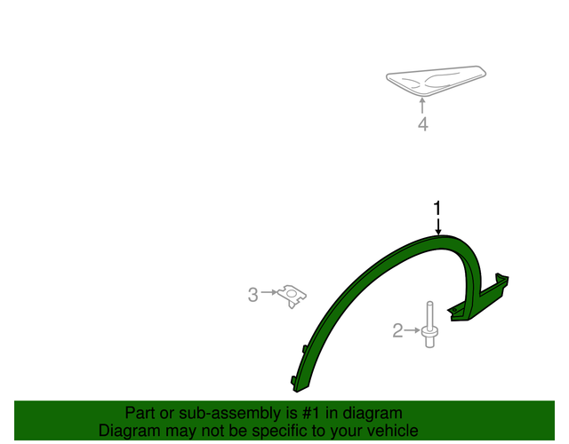 BMW 51777210082 Genuine OEM Factory Original Wheel Flare for sale ...