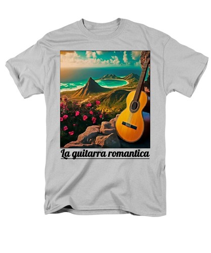 New High-Quality T-shirt "la guitarra romantica" Spanish Guitar Mexico ...