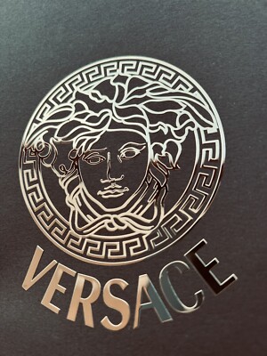 Sticker Versace Medusa Logo Stickers BIG SIZE Colour GOLD ,Stickers ...