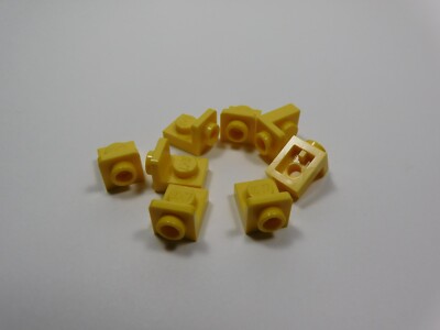 LEGO 8 Yellow 1x1-1x1 Inverted Brackets N6 | eBay