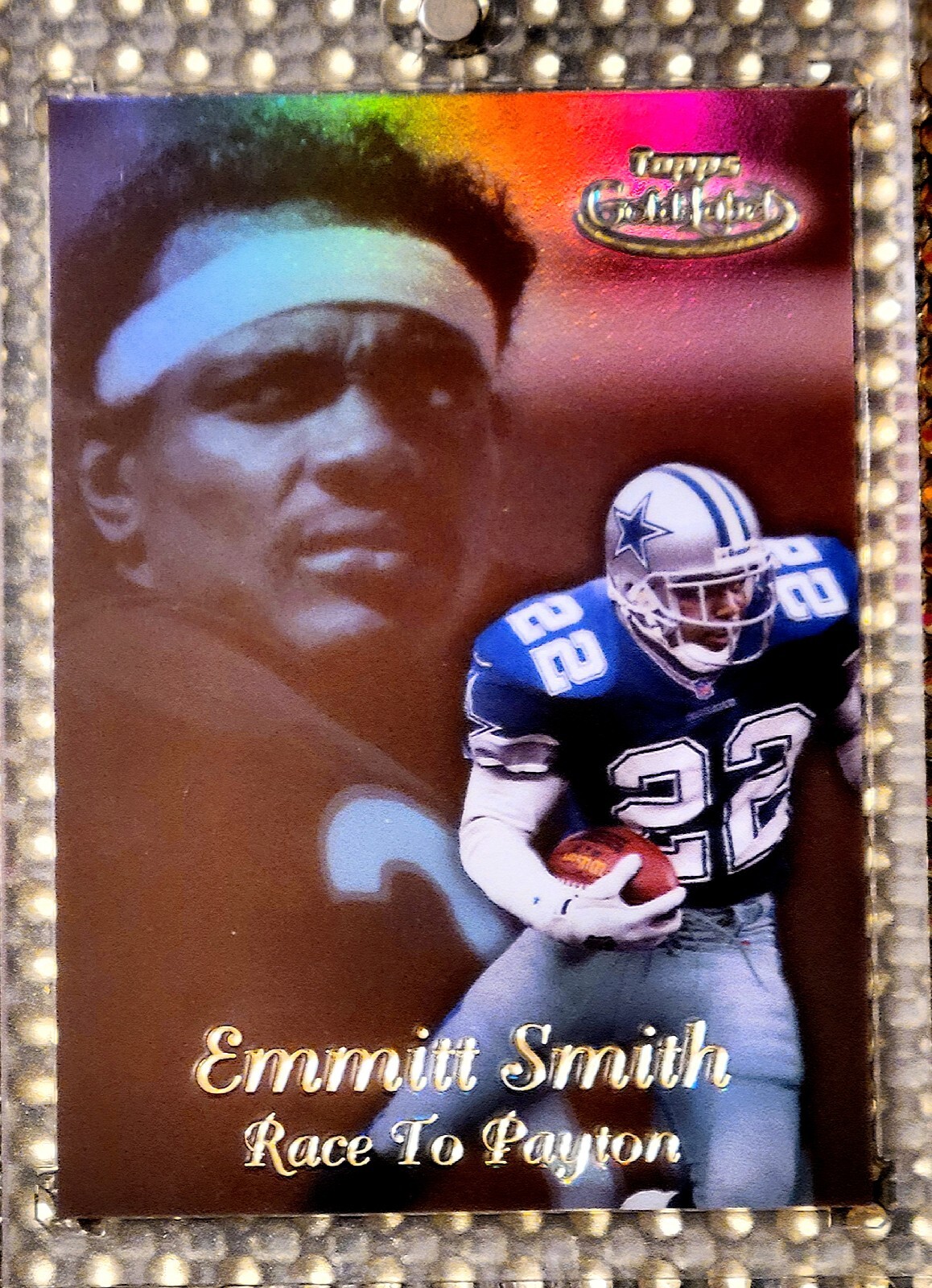 1999 Topps Gold Label RACE TO PAYTON Emmitt Smith Tennesse Titans #R6 ...