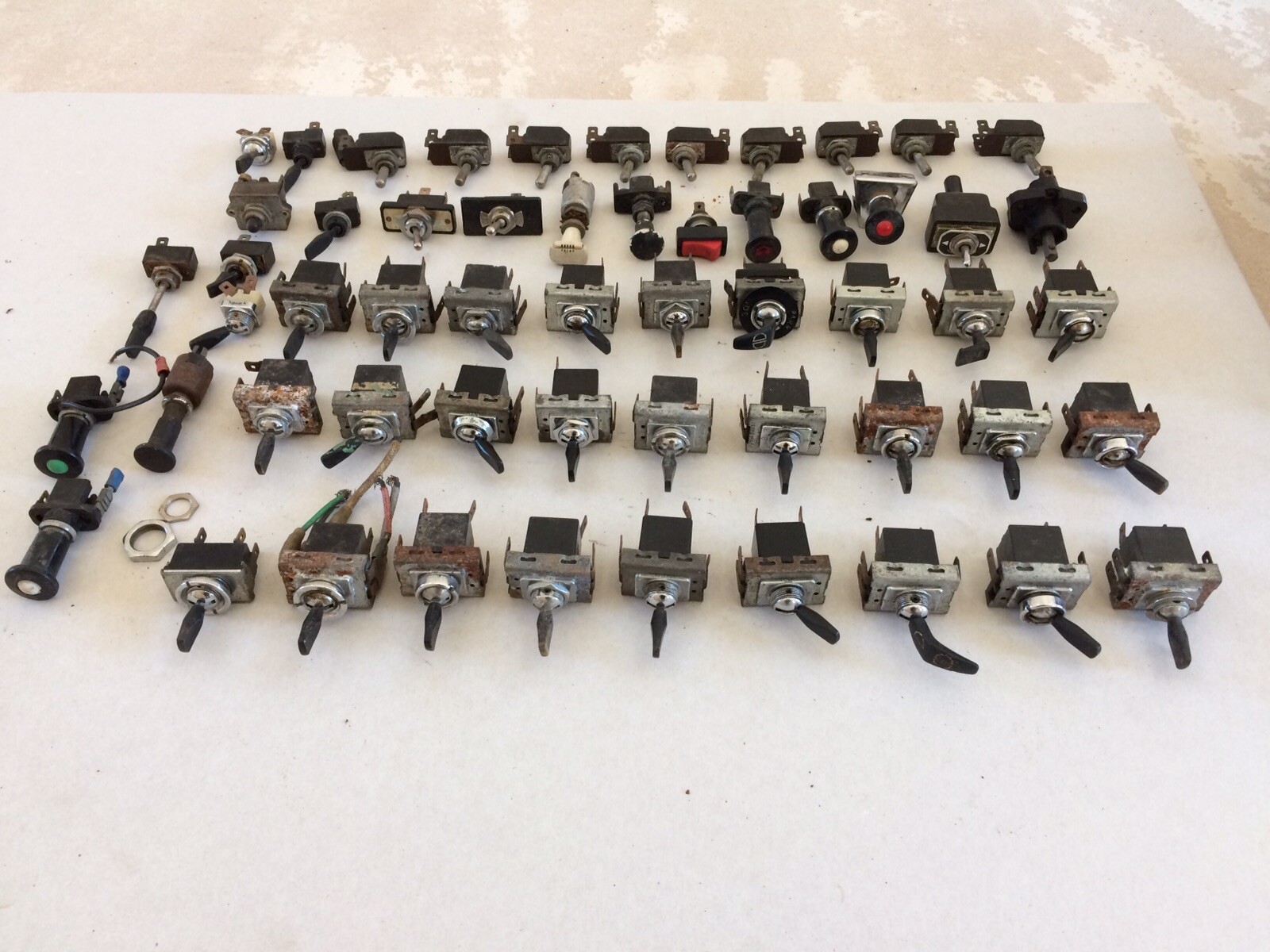 Job Lot Of Lucas Classic Car Switches Austin Morris Rover Jaguar BL 2 3 ...