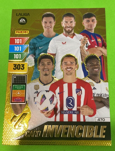 💥 Adrenalyn 2023 24 CARTE INVINCIBLE #470 Ballon d'Or LA LIGA ...