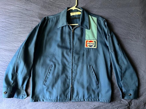 Vintage 70's Riverside Pepsi workwear jacket hippie 42 | eBay