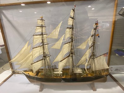 Flying Cloud Model - American Clipper Ship 1851 - Scale 1/96 | eBay