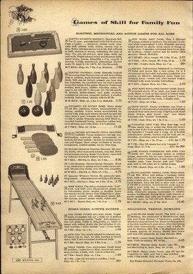 1956 PAPER AD 2 PG COLOR Ice Hockey Game Electric Baseball Pinball Game ...
