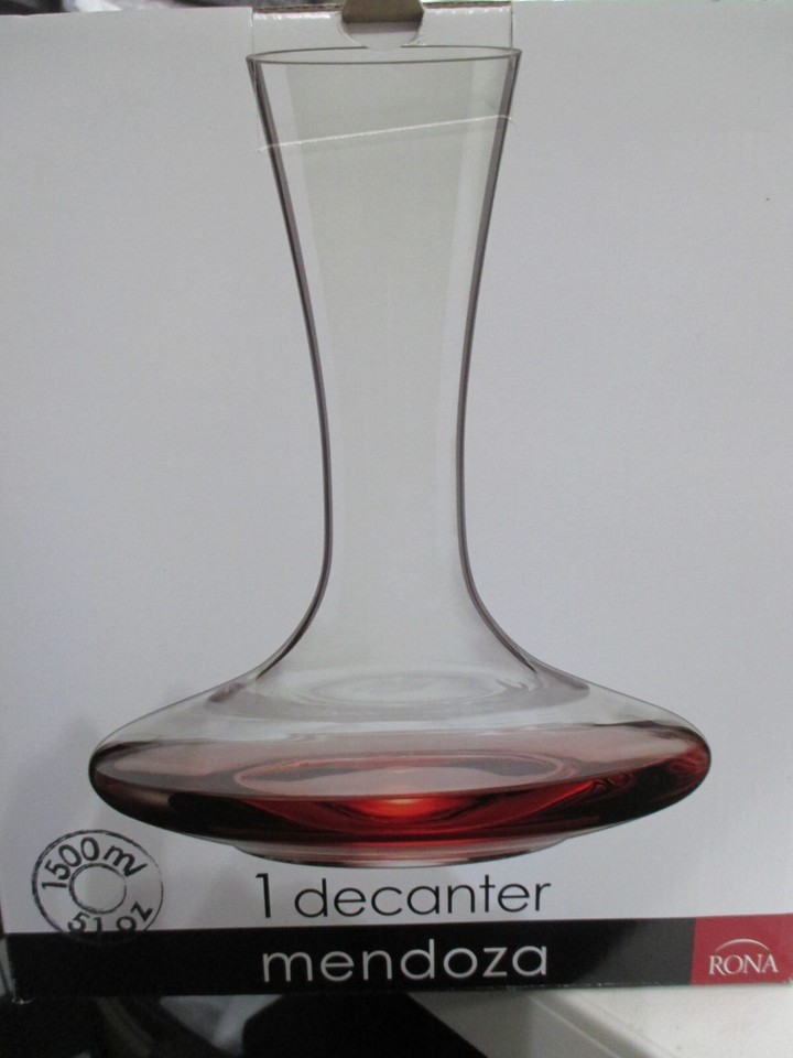 RONA Mendoza Wine Glass Decanter - 51 oz | eBay