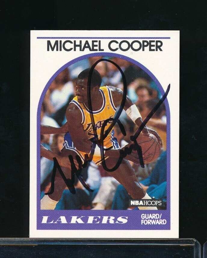 1989 Hoops #187 Michael Cooper signed auto autograph HOFerr swsw6 | eBay