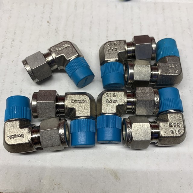 Ss-600-2-4 Swagelok Stainless 90 Degree Elbow 3 8 Tube X 1 4 NPT for ...