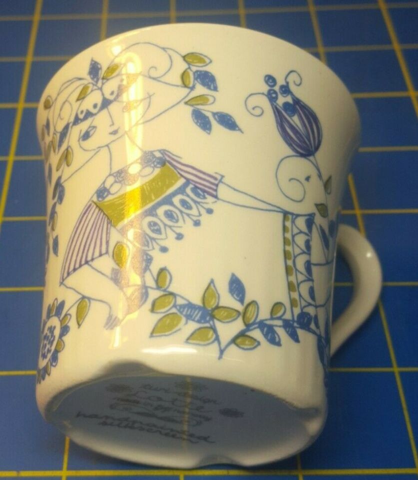 Norway Lotte Figgjo Flint Turi Design Mug Cup Norwegian Small 6 Oz Blue ...