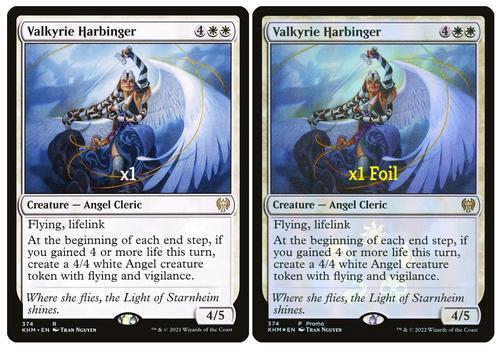 MTG Kaldheim KHM PKHM Valkyrie Harbinger MINT (SELECT) | eBay