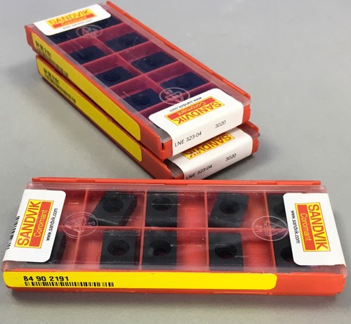 10pcs SANDVIK COROMANT LNE 323-04 Carbide Milling Inserts; 3020 🎯 ...