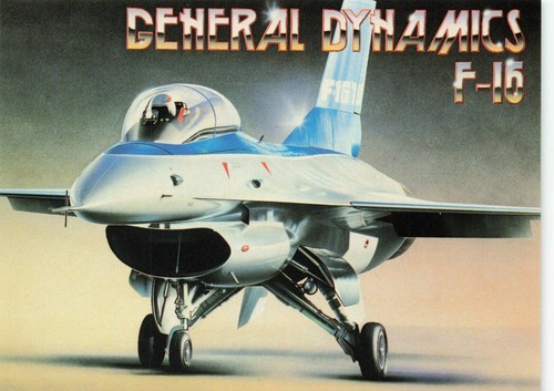 Avion Carte Postale, Général Dynamics F-16 Par Athena International MO9 ...