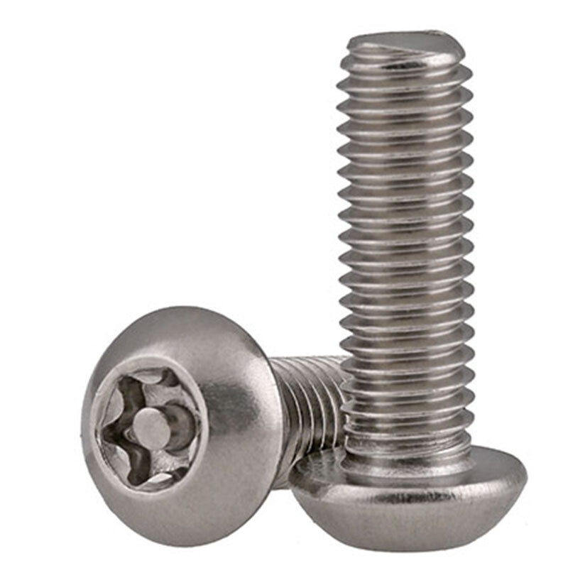 M8 - 1.25 304 Stainless steel Pin Tamper Torx Security Button Head ...
