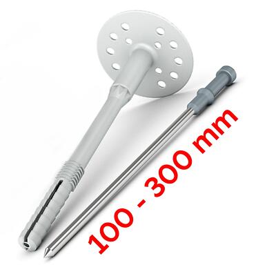 Universal thermal insulation fastener MET with steel pin | eBay UK